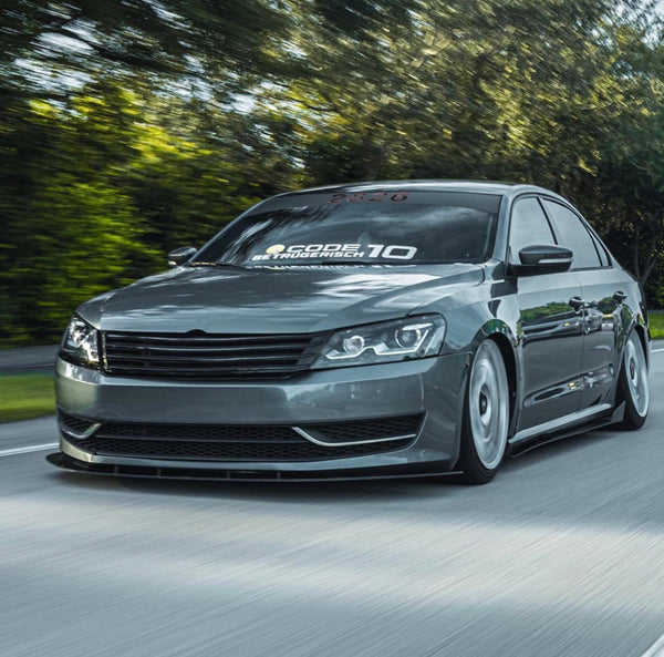 VW Passat b7 front splitter – J&F Custom Metal