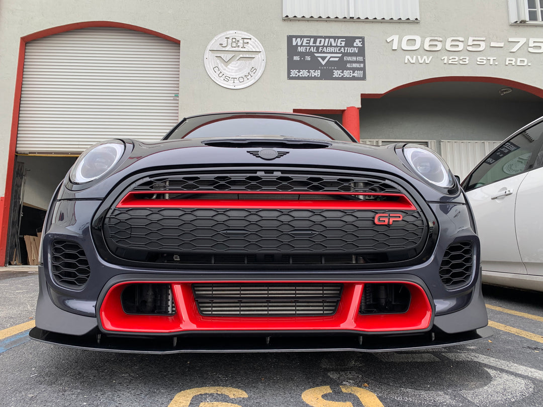 MINI John Cooper Works GP3 front splitter – J&F Custom Metal